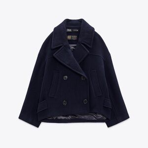 Zara | Jackets & Coats | Zara Oversized Wool Jacket | Poshmark